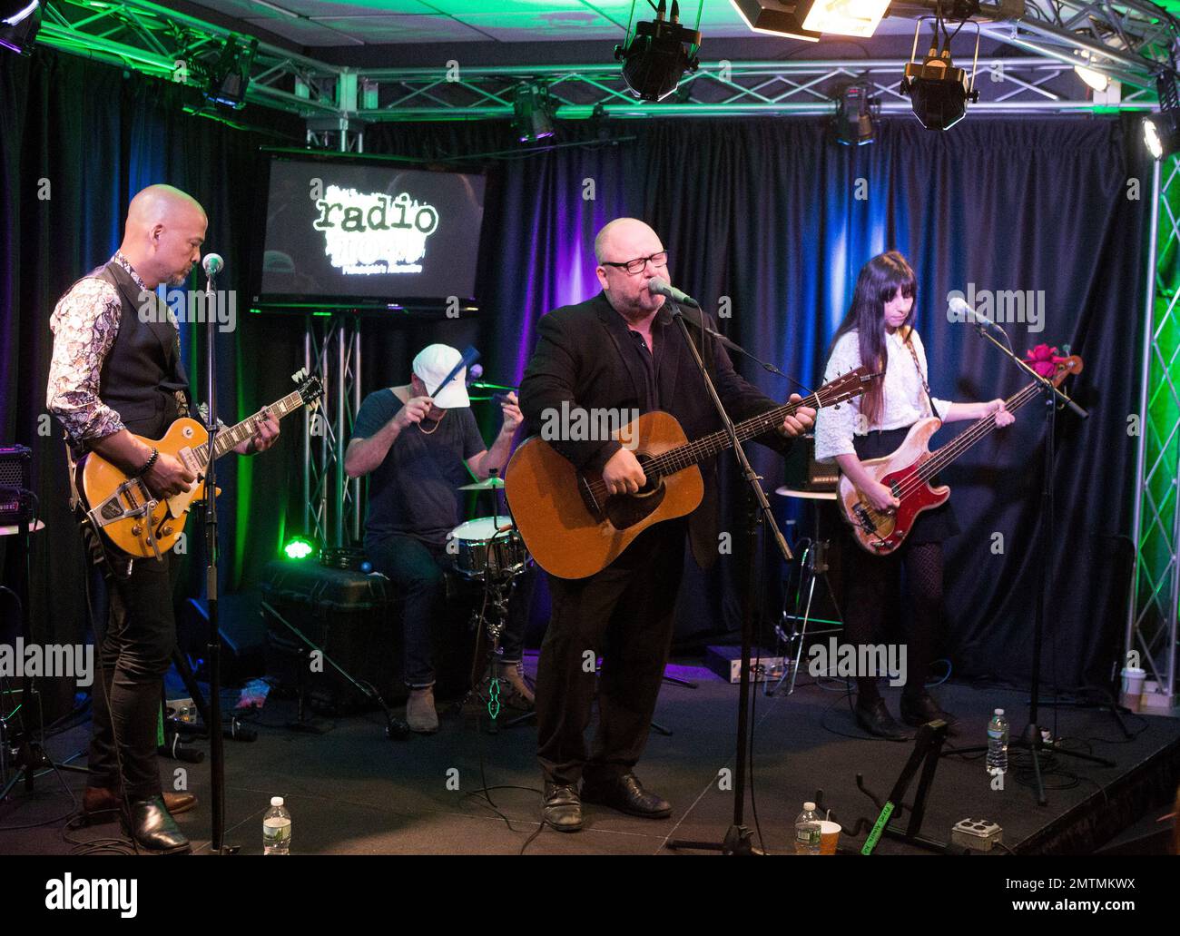 Joey Santiago, from left, David Lovering, Black Francis and Paz ...