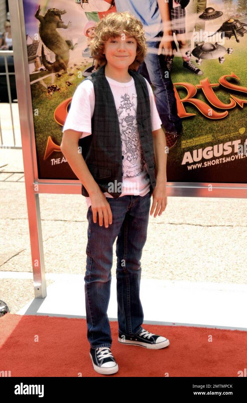 Trevor Gagnon attends the Los Angeles premiere of Warner Bros. Pictures ...