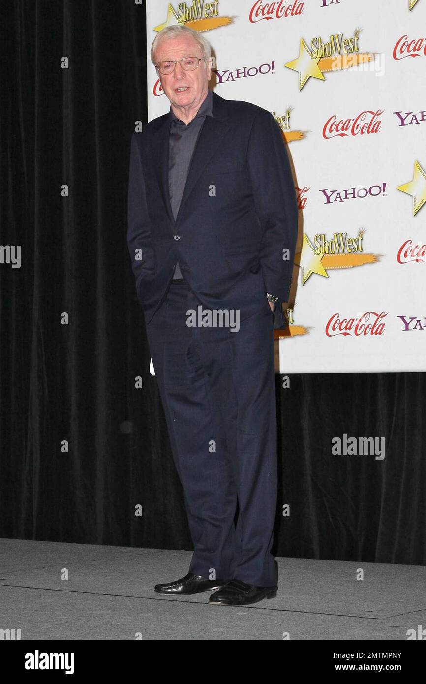 Michael Caine is honored with a Lifetime Achievement Award at Showest ...
