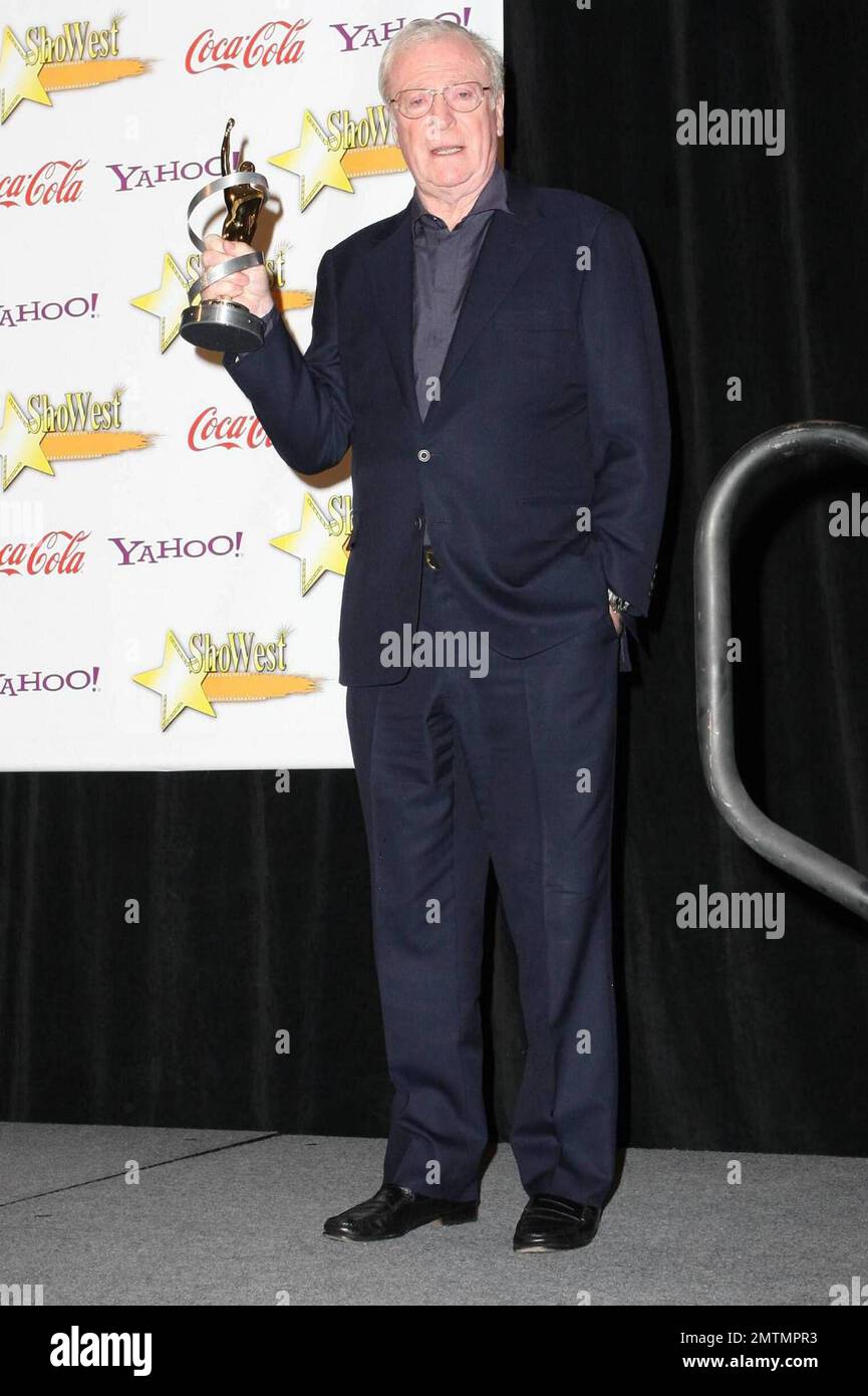 Michael Caine is honored with a Lifetime Achievement Award at Showest ...