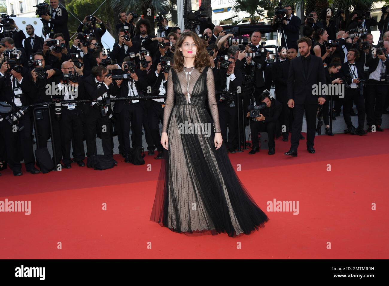 Actress Laetitia Casta poses for photographers upon arrival at the 70th ...
