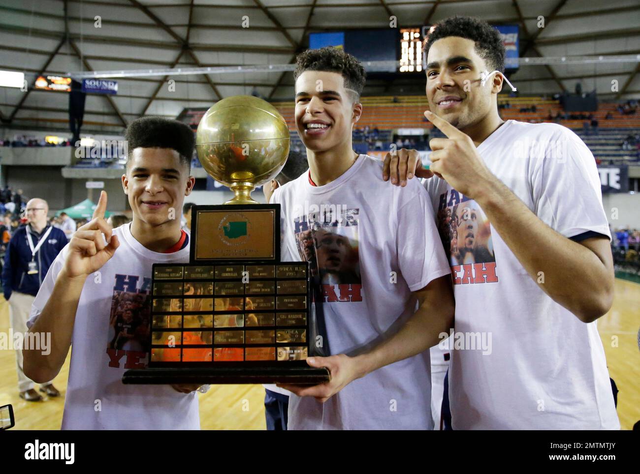 FILE - In this March 4, 2017, file photo, Nathan Hale forward Michael ...