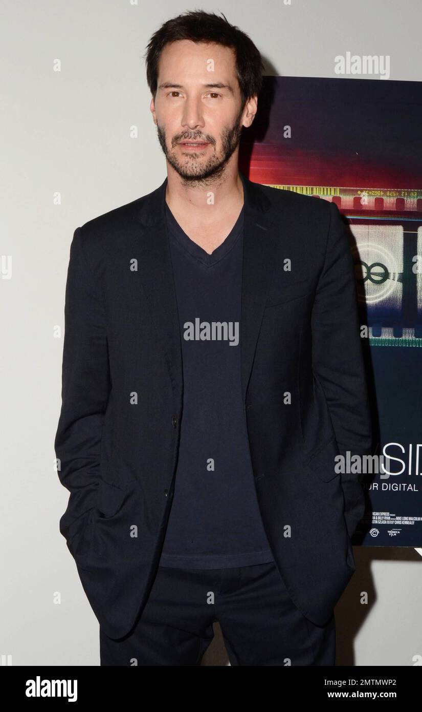Keanu Reeves at the "Side By Side" New York Premiere held at MOMA in ...
