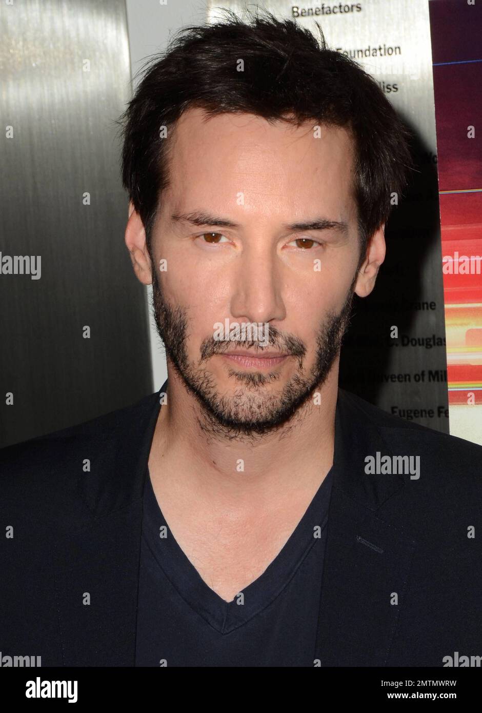 Keanu Reeves at the "Side By Side" New York Premiere held at MOMA in ...