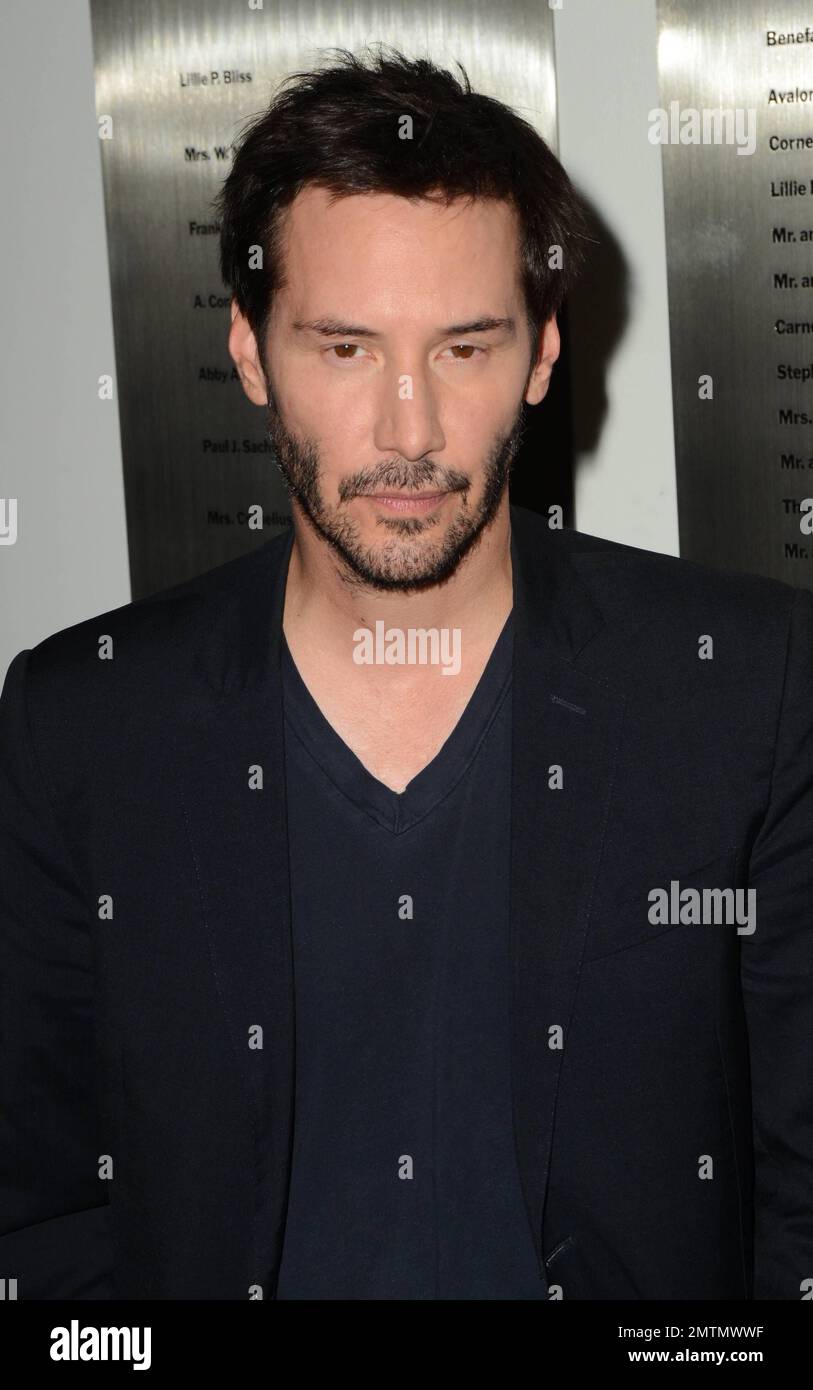 Keanu Reeves at the "Side By Side" New York Premiere held at MOMA in ...