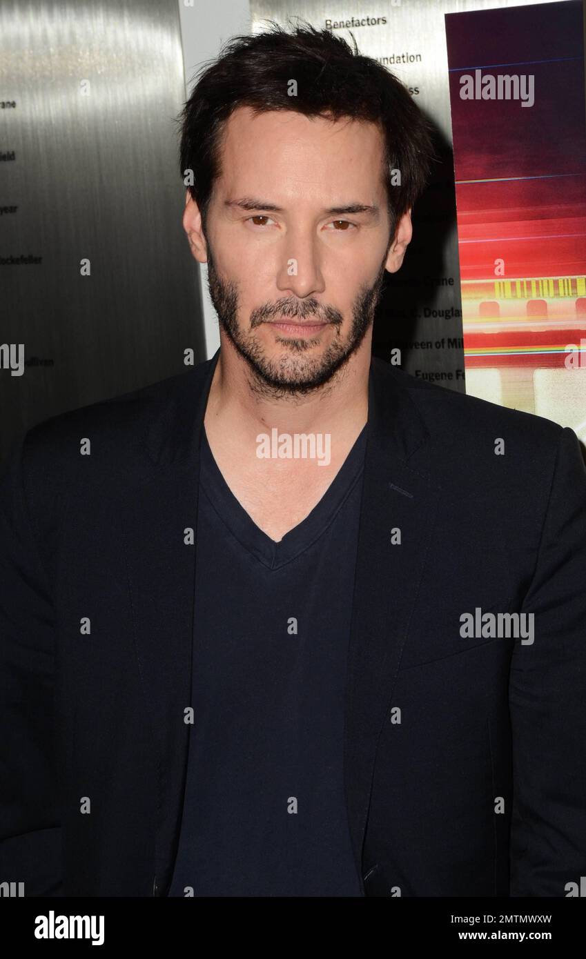 Keanu Reeves at the "Side By Side" New York Premiere held at MOMA in ...