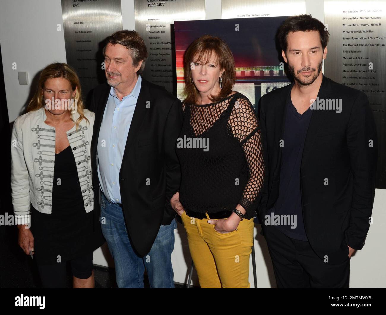 Geoffrey Gilmore, Jane Rosenthal and Keanu Reeves at the "Side By Side ...