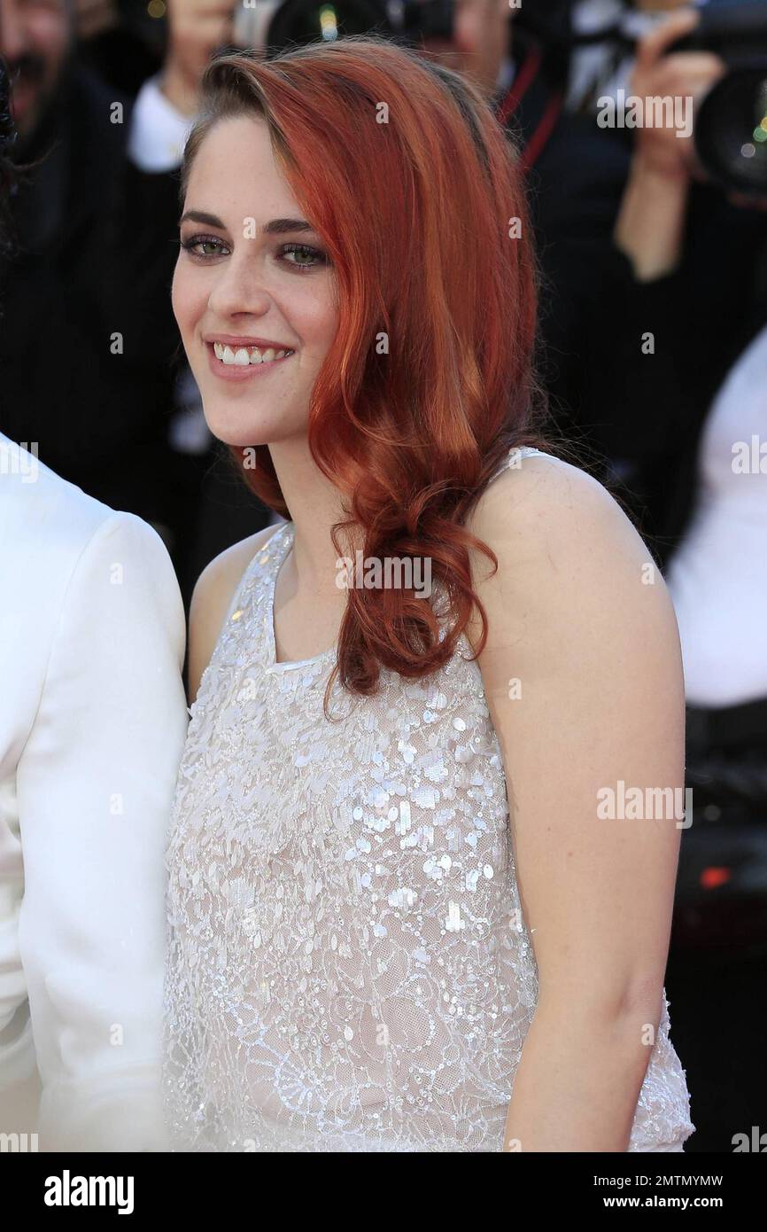 Kristen Stewart at the “Sils Maria” Premiere held at the Palais des Festivals during the 67th ...