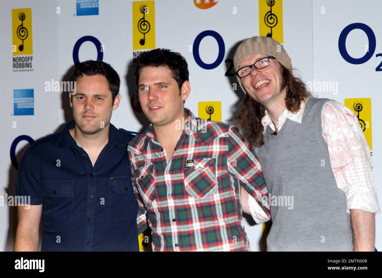 Scouting for Girls at the Silver Clef Awards held at the London Hilton ...