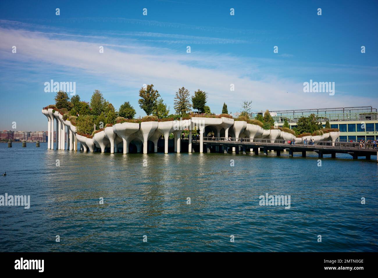 Little Island at Pier 55 Stock Photo - Alamy