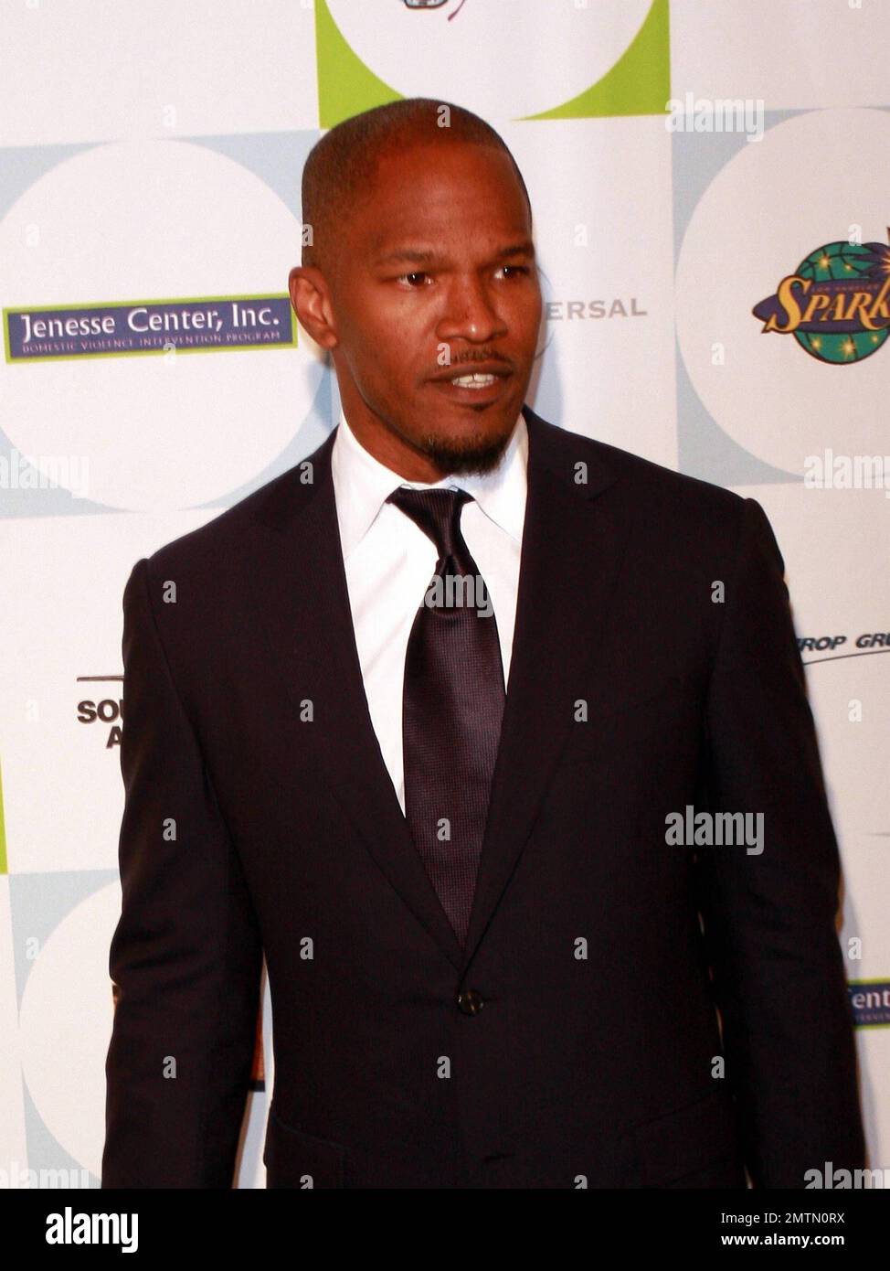 Jamie Foxx at the Jenessee Center Silver Rose Gala and Auction at the ...