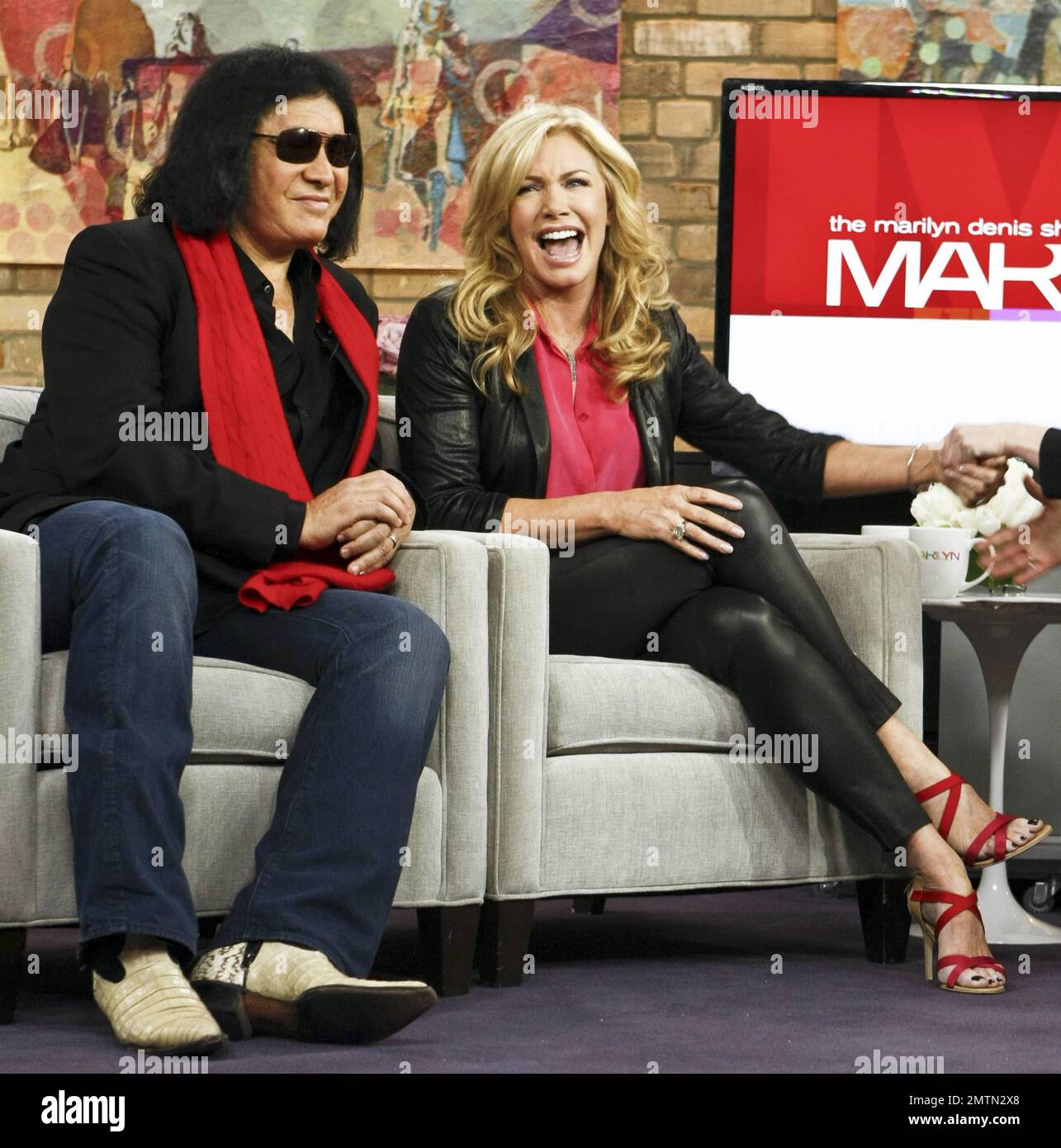 Gene Simmons and Shannon Tweed make an appearance on "The Marilyn Denis ...