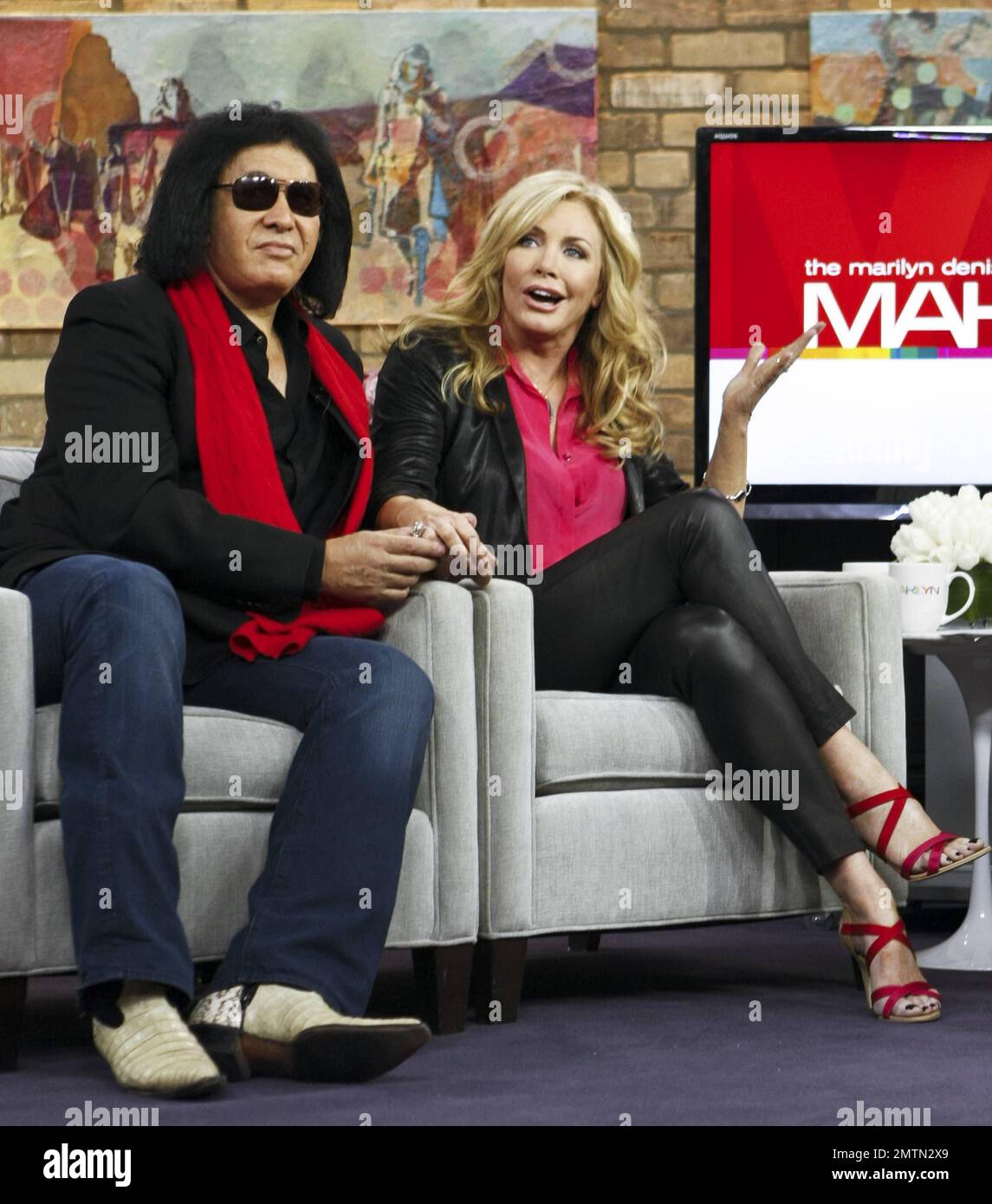 Gene Simmons and Shannon Tweed make an appearance on "The Marilyn Denis ...