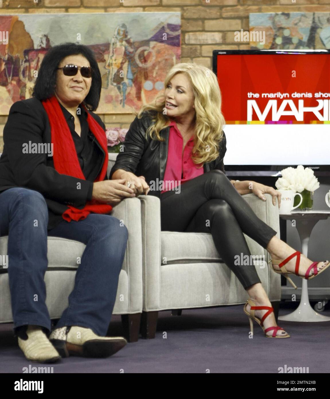 Gene Simmons and Shannon Tweed make an appearance on "The Marilyn Denis ...