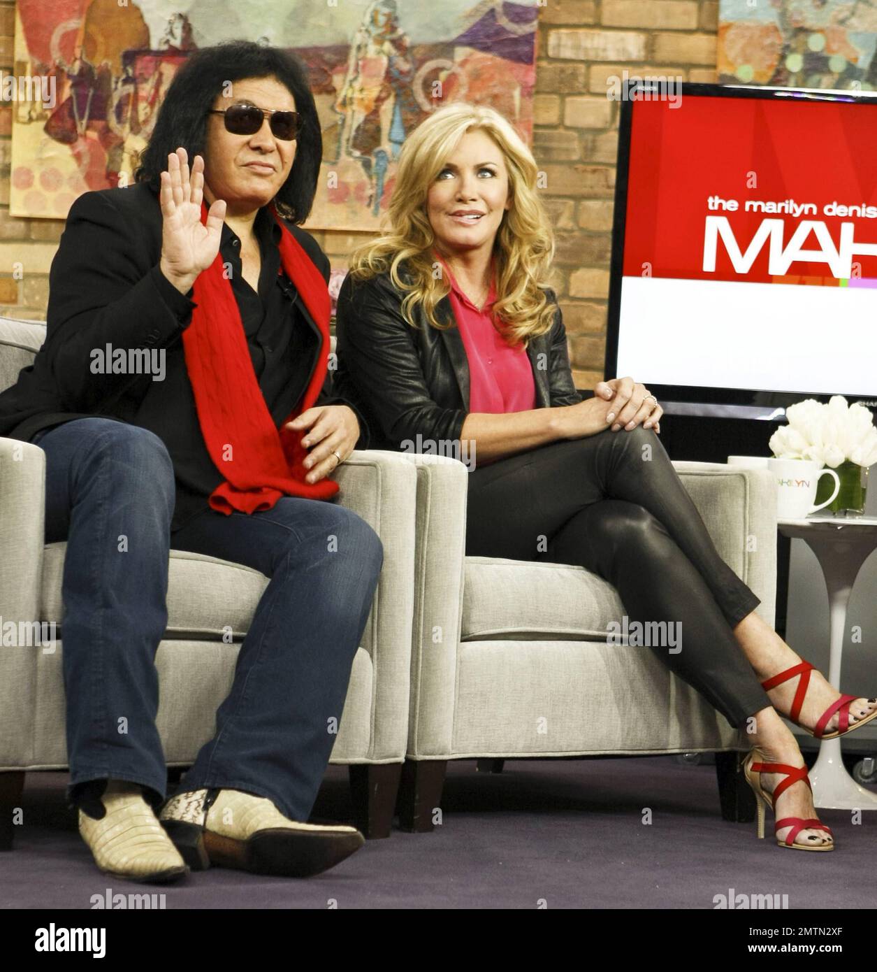 Gene Simmons and Shannon Tweed make an appearance on "The Marilyn Denis ...