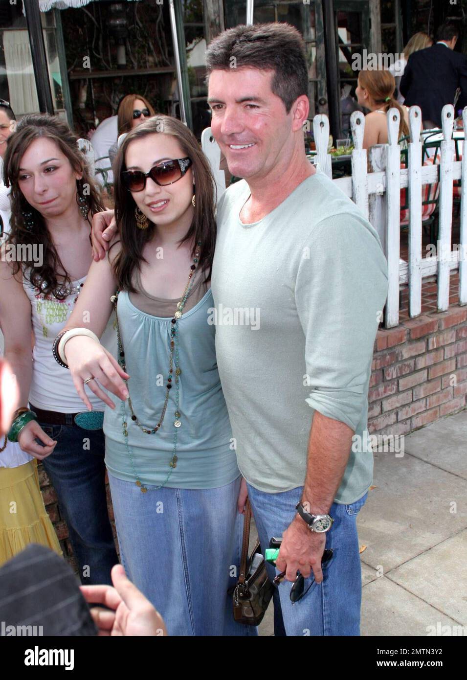 Simon Cowell is living the life of an American Idol as he leaves the ...