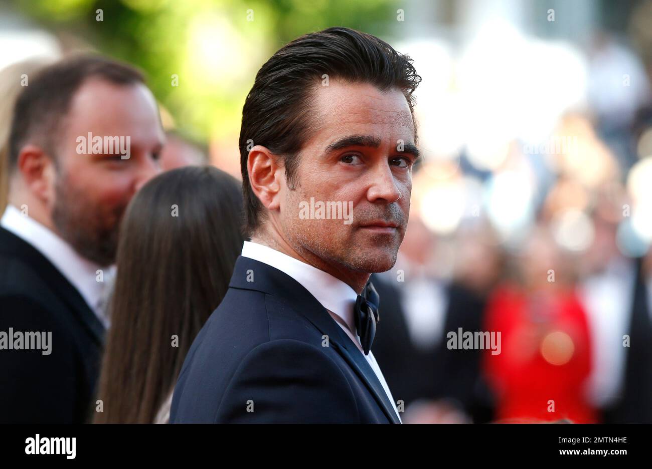 Actor Colin Farrell poses for photographers upon arrival at the ...