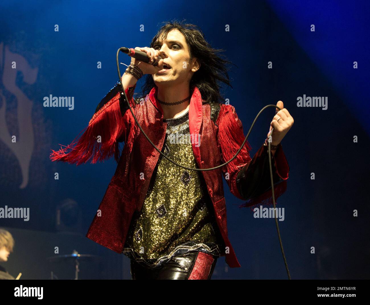 Luke Spiller of the band The Struts performs in concert during the ...