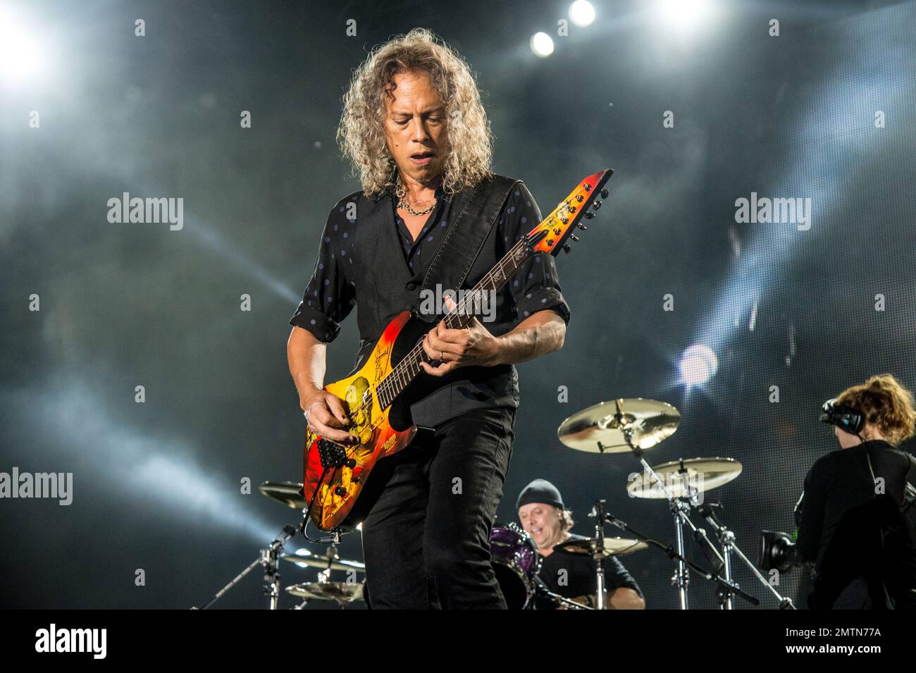 Kirk Hammett of Metallica performs at Rock On The Range Music Festival ...