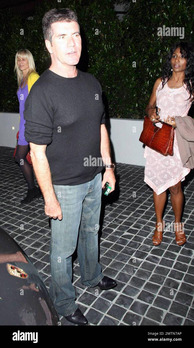Reunited lovers Sinitta and Simon Cowell dine at Cecconi's in Los ...
