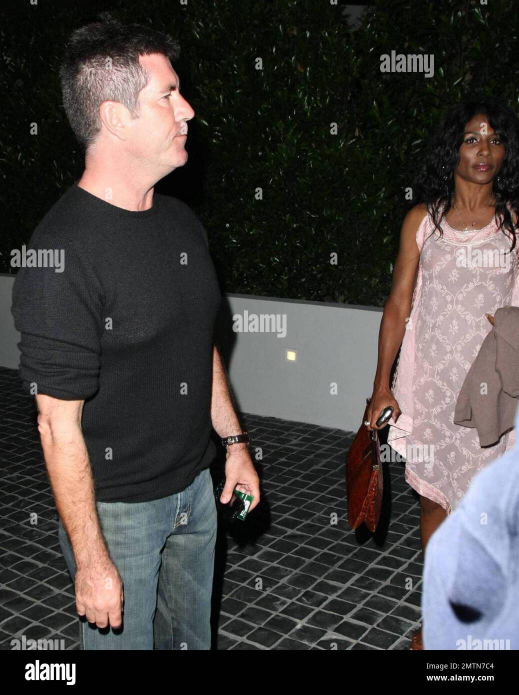 Reunited lovers Sinitta and Simon Cowell dine at Cecconi's in Los ...