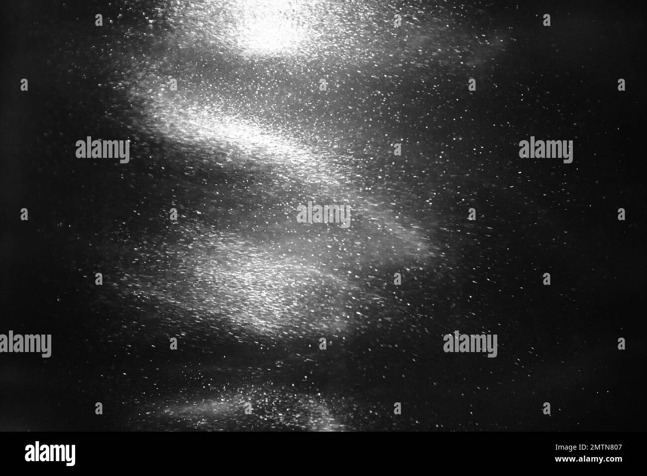 abstract black background with sequined smoke with waves and fluid ...