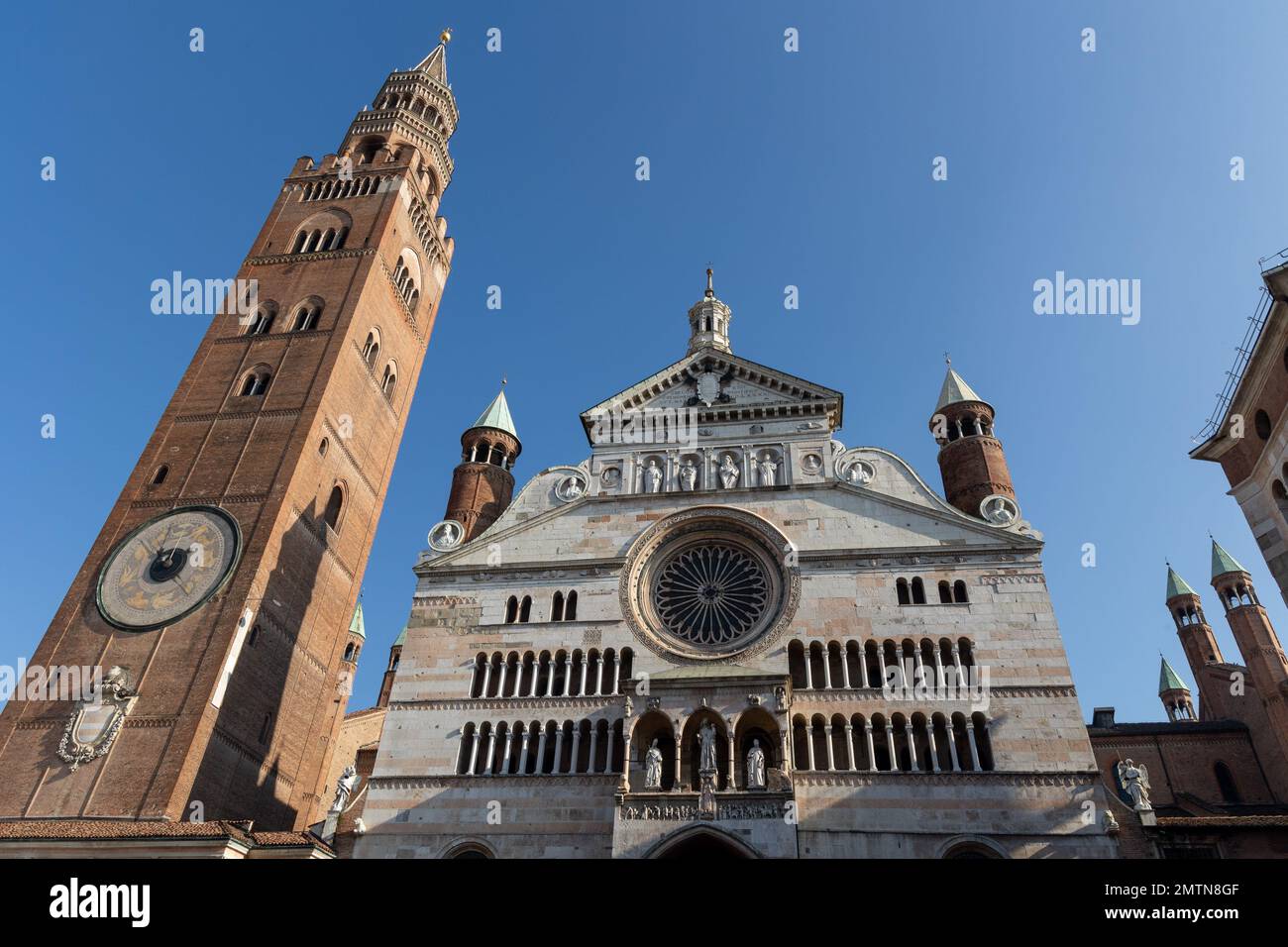 Cremona, Italy - january 20 2023 - in the photo: Duomo Cathedral of ...