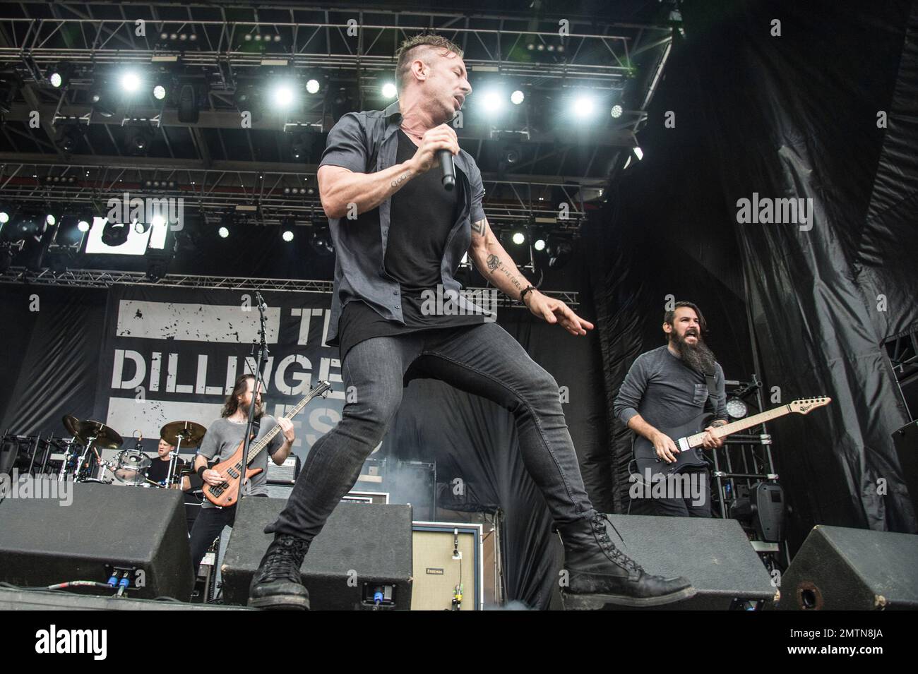 Greg Puciato of The Dillinger Escape Plan performs at Rock On The Range ...