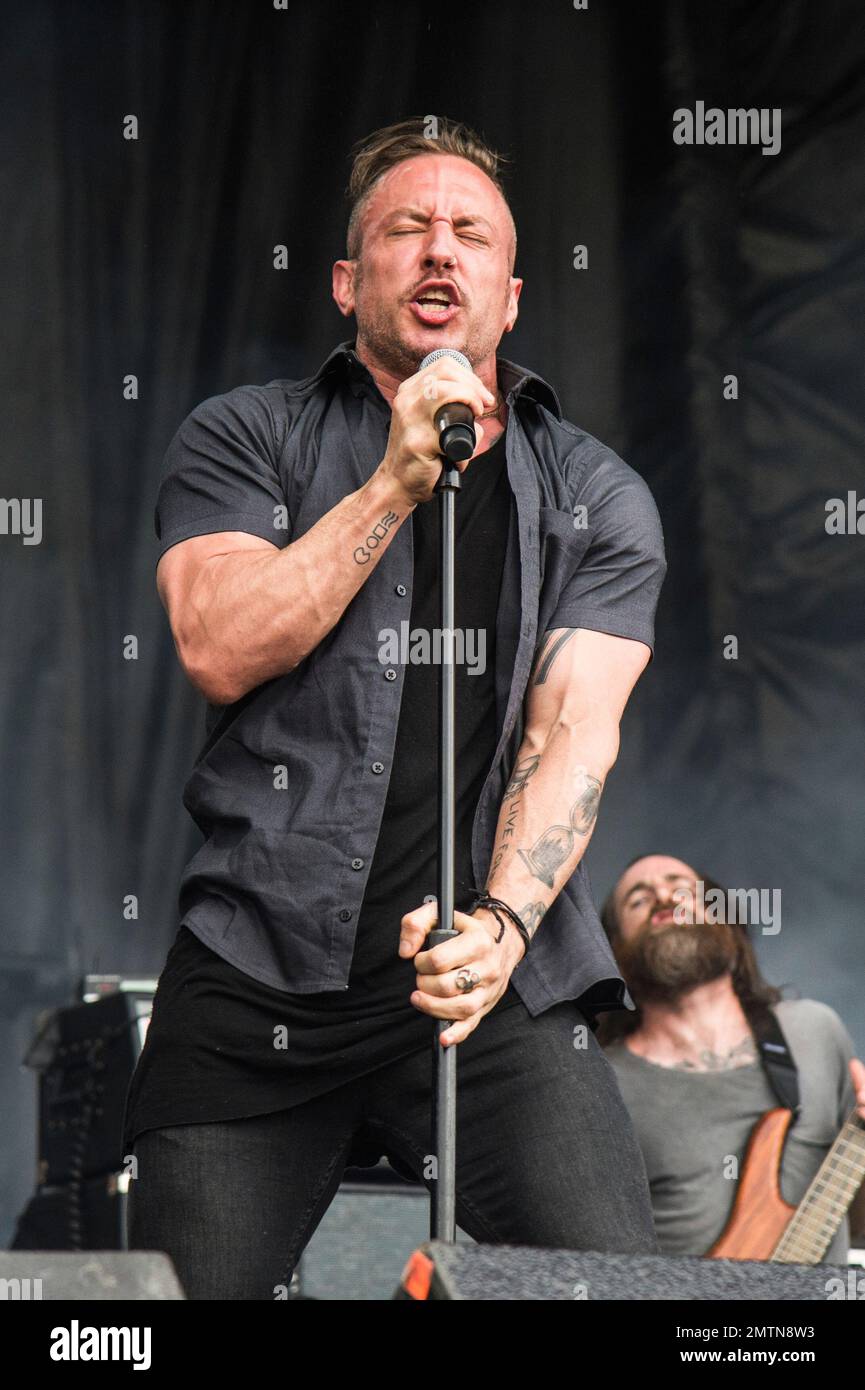 Greg Puciato of The Dillinger Escape Plan performs at Rock On The Range ...