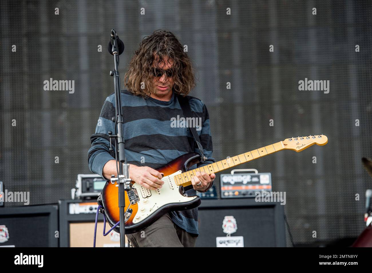 Larry LaLonde of Primus performs at Rock On The Range Music Festival on ...