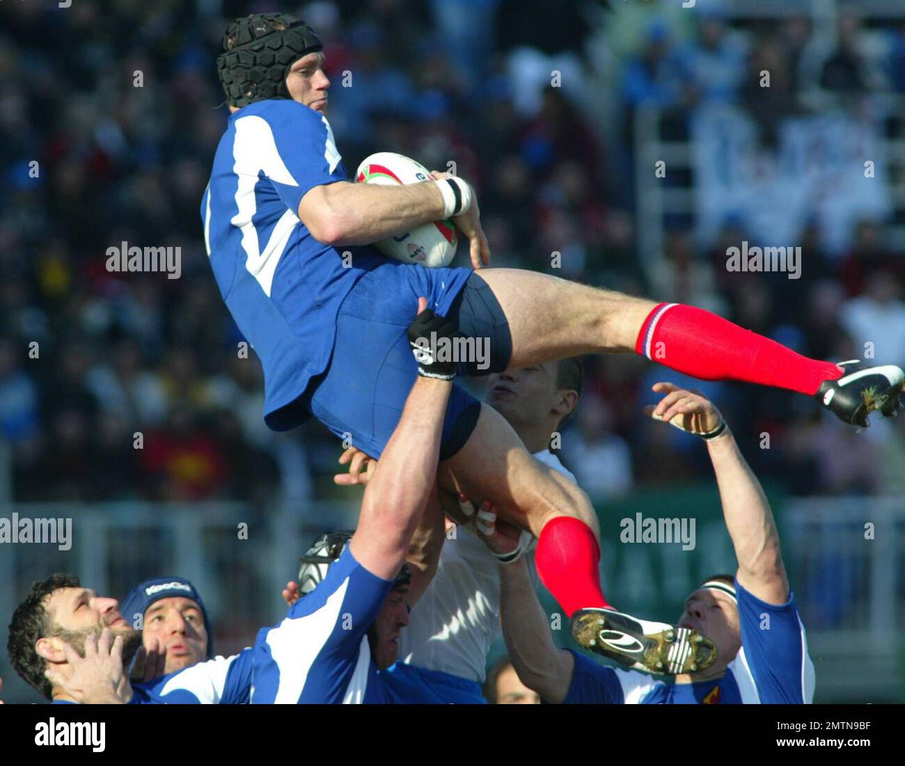Six Nations rugby at the Flamingo Stadium, Rome, Italy, 2/2/07 Stock ...