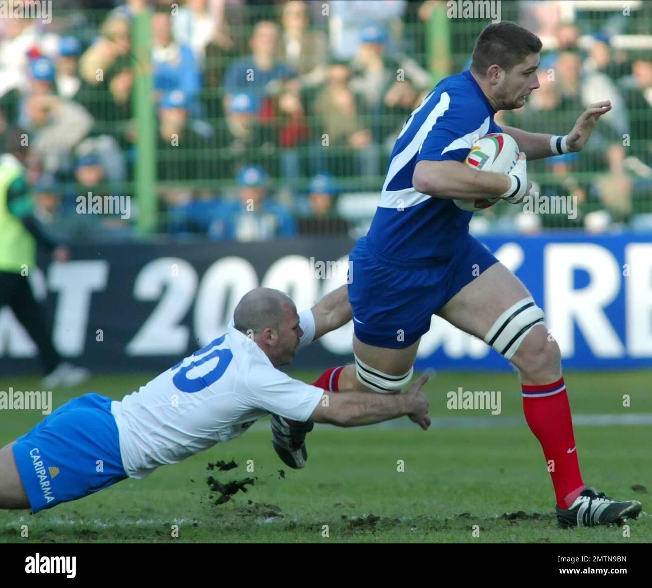 Six Nations rugby at the Flamingo Stadium, Rome, Italy, 2/2/07 Stock ...