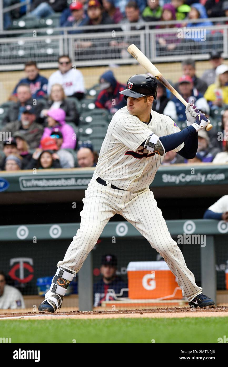 Minnesota Twins' Joe Mauer during the first game of a baseball ...