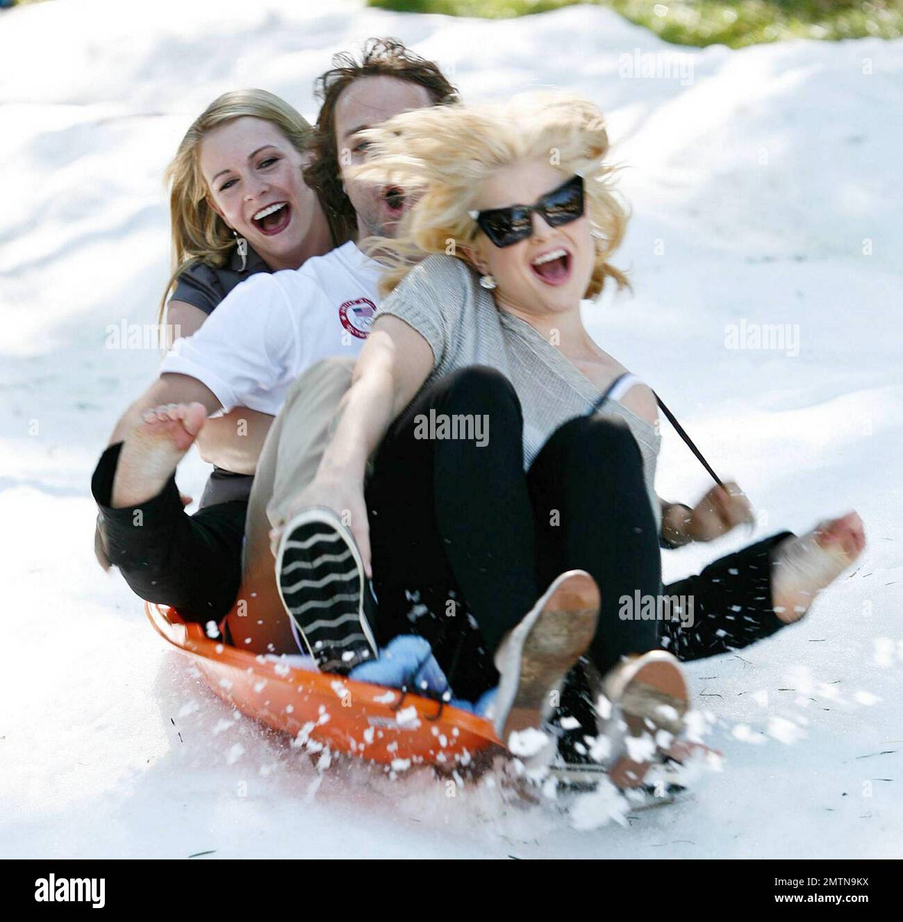 Kelly Osbourne, Melissa Joan Hart and Olympic snowboarder Louis Vito ...