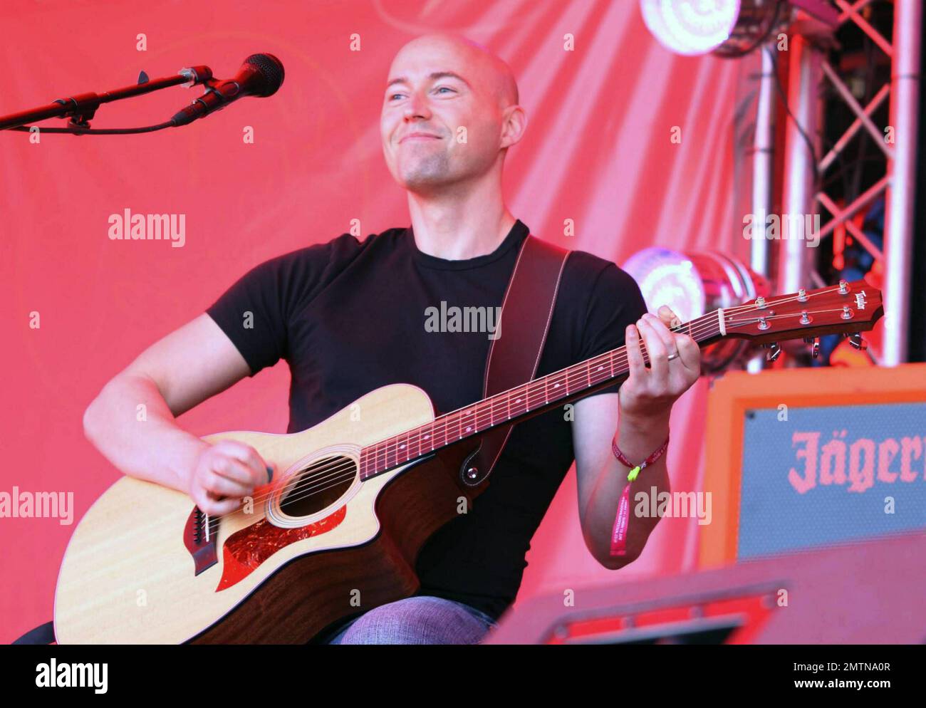 Myke Gray of the UK hard rock band Skin performs live during the 2010 ...