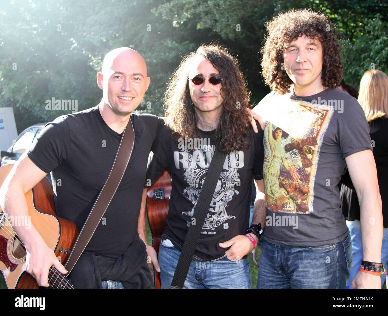 Myke Gray, Andy Robbins and Neville MacDonald of the UK hard rock band ...