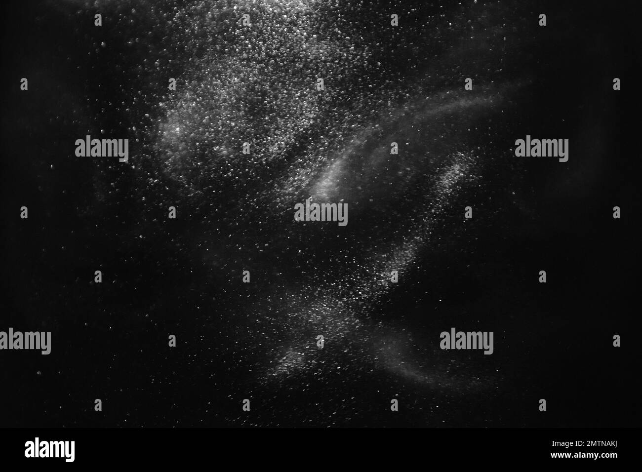 abstract black background with sequined smoke with waves and fluid overflow Stock Photo - Alamy