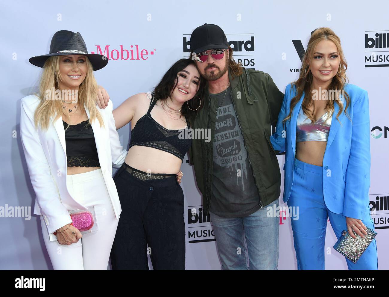 Tish Cyrus, from left, Noah Cyrus, Billy Ray Cyrus and Brandi Glenn ...