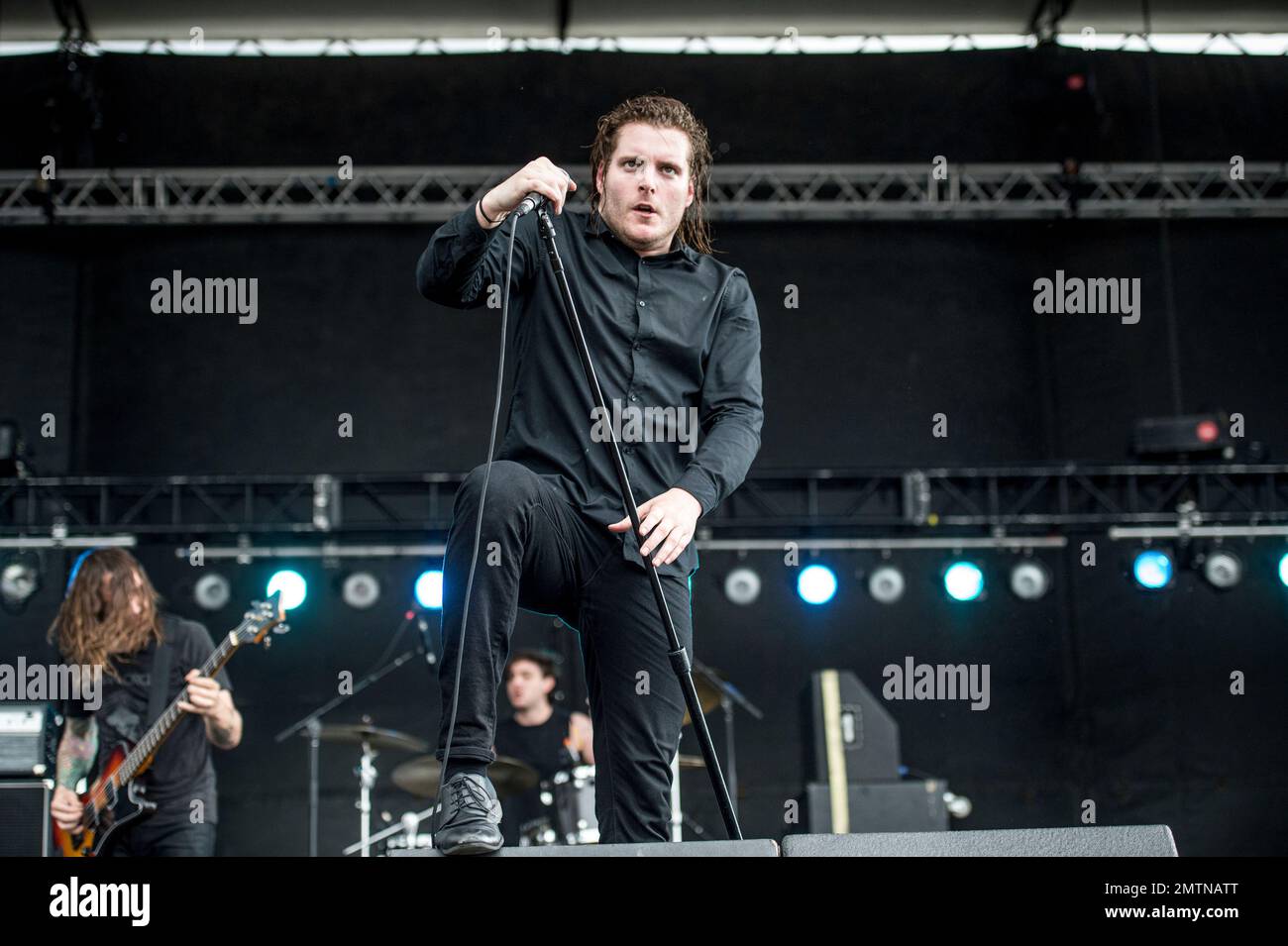 George Clarke of Deafheaven performs at Rock On The Range Music ...
