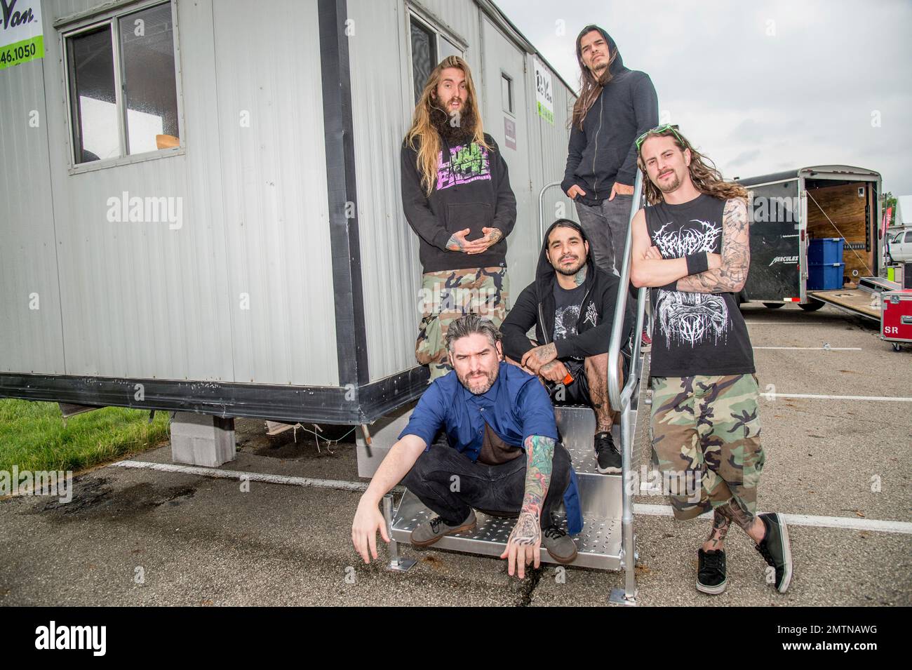 Mark Heylmun, from left, Hernan Hermida, Chris Garza, Alex Lopez, and ...