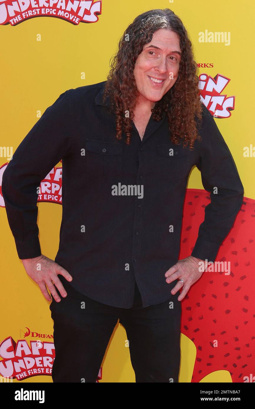 'Weird Al' Yankovic arrives at the LA Premiere of "Captain Underpants ...