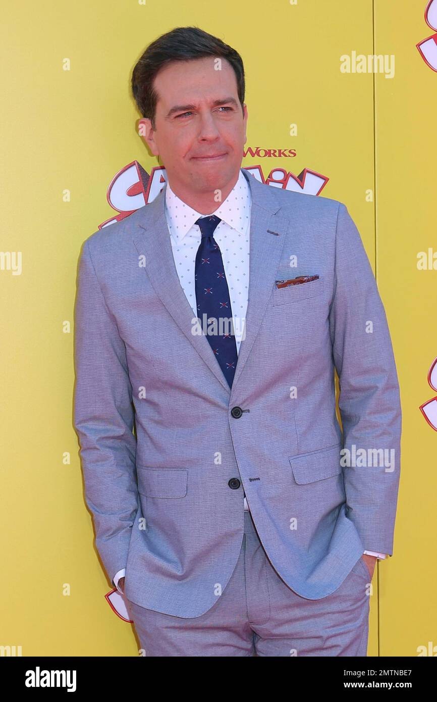 Ed Helms arrives at the LA Premiere of "Captain Underpants: The First ...