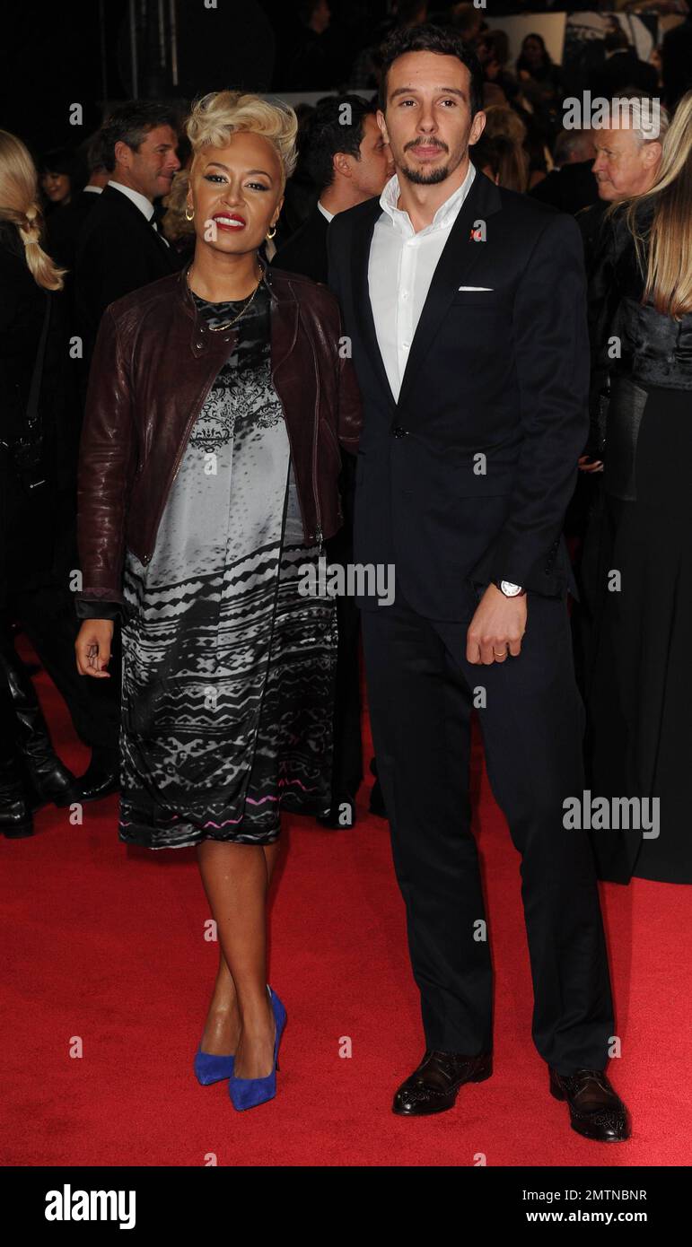 Emile Sande at the UK premiere of "Skyfall" at The Royal Albert Hall ...
