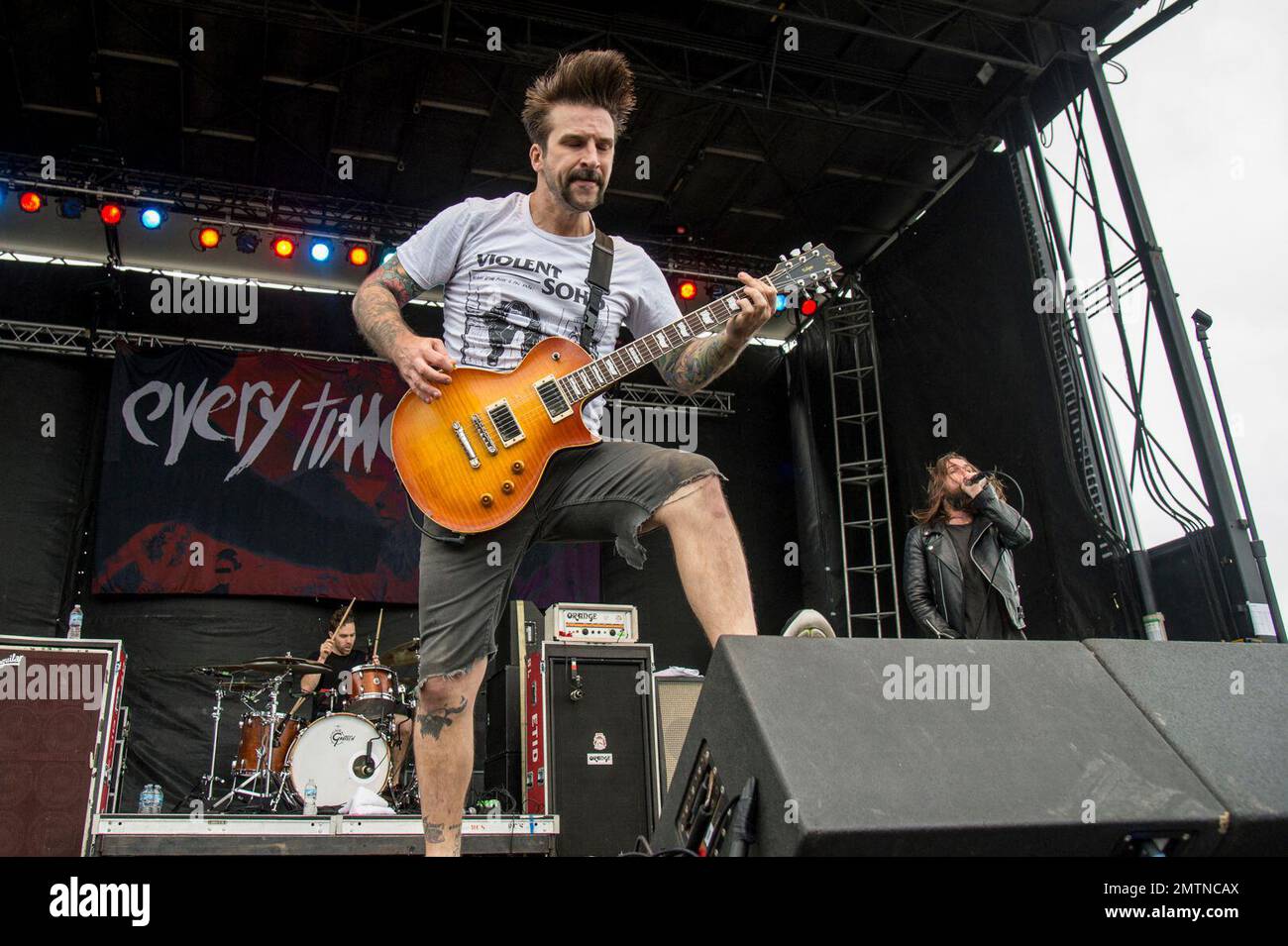 Jordan Buckley of Every Time I Die performs at Rock On The Range Music ...