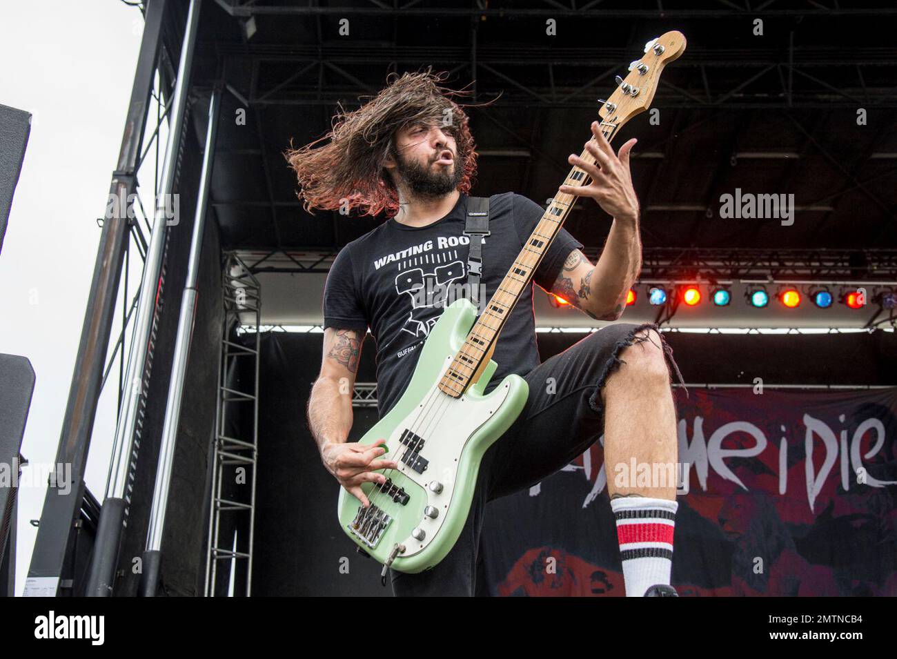 Stephen Micciche of Every Time I Die performs at Rock On The Range ...