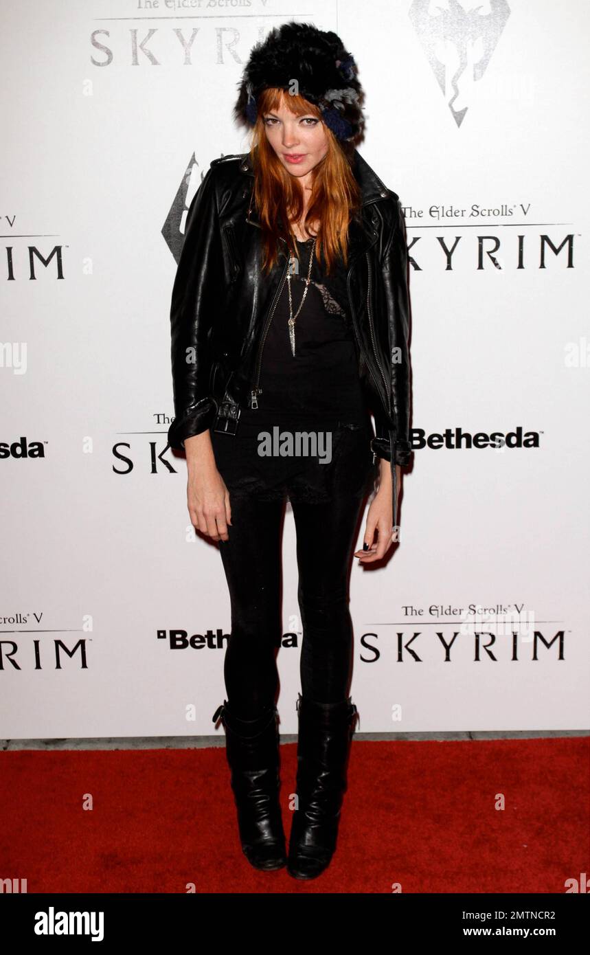 Nicole laliberte 2011 the elder scrolls v hi-res stock photography and ...