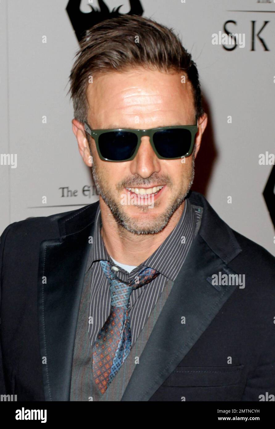 Actor David Arquette attends the Elder Scrolls V: Skyrim Official ...