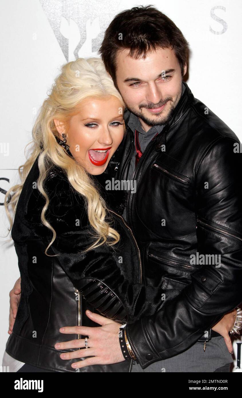 Singer Christina Aguilera and boyfriend Matt Rutler attend the Elder ...