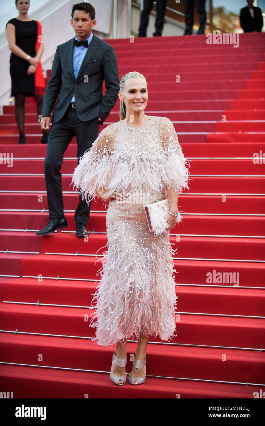 Molly Sims poses for photographers upon arrival at the screening of the ...