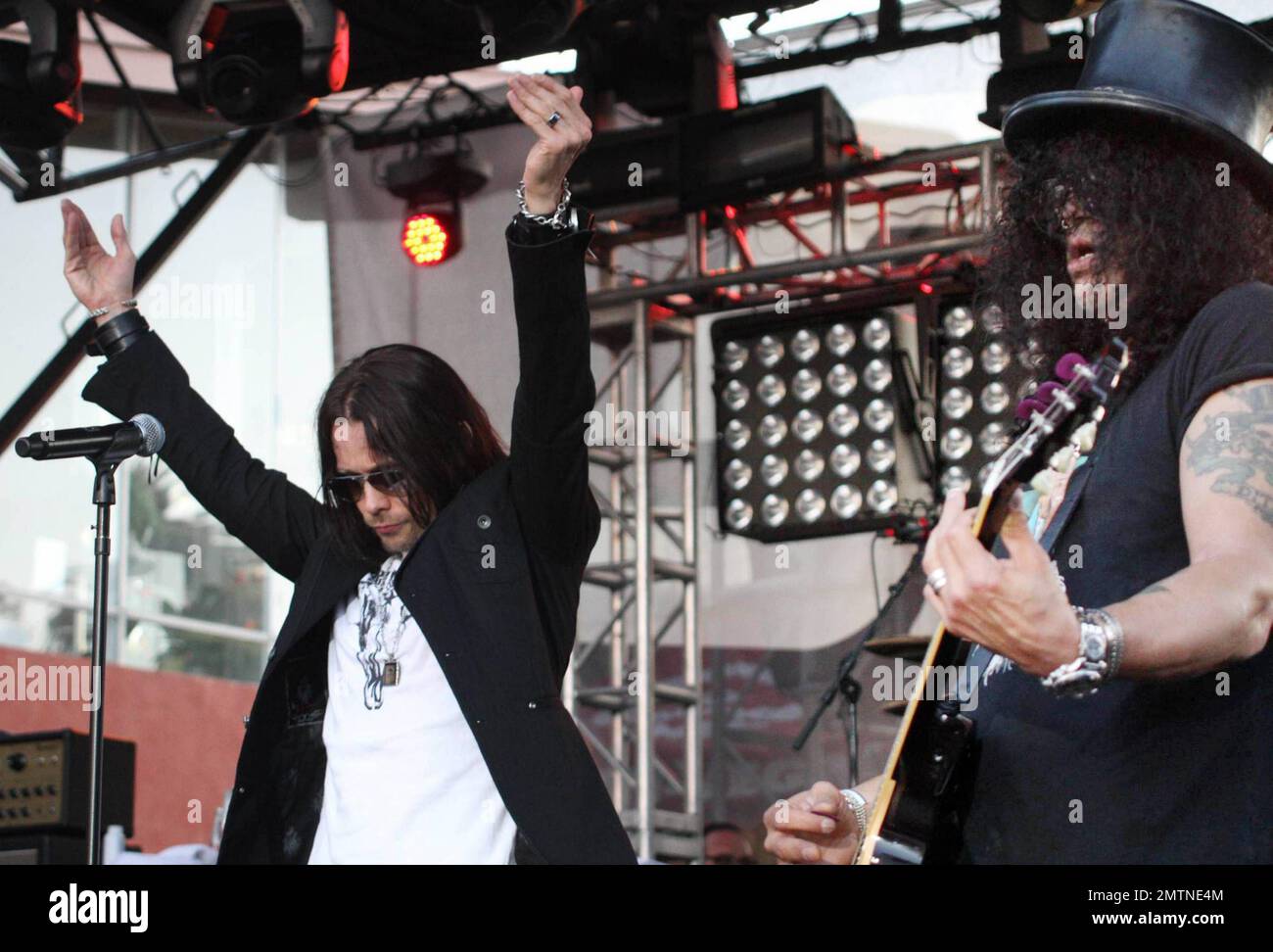 American singer Myles Kennedy performs live on stage with legendary ...